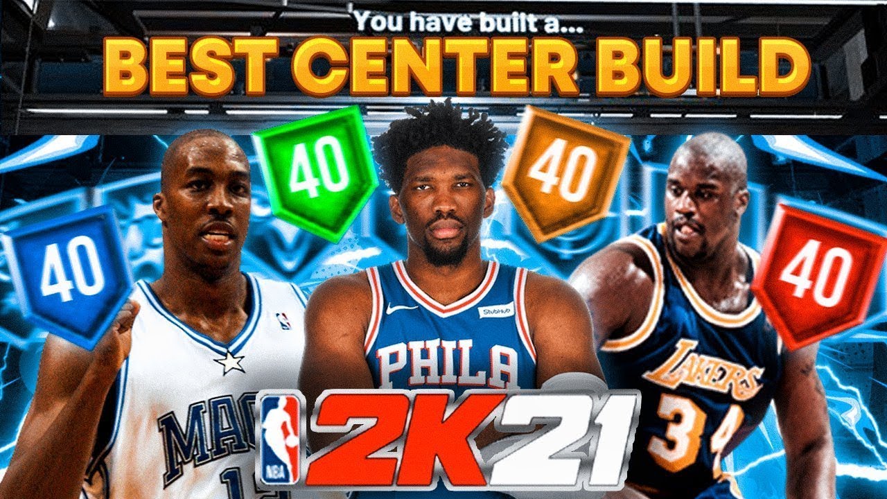 NBA 2K21 BEST INSIDE CENTER BUILD!! BEST BUILD FOR 2s & 3s!! - YouTube