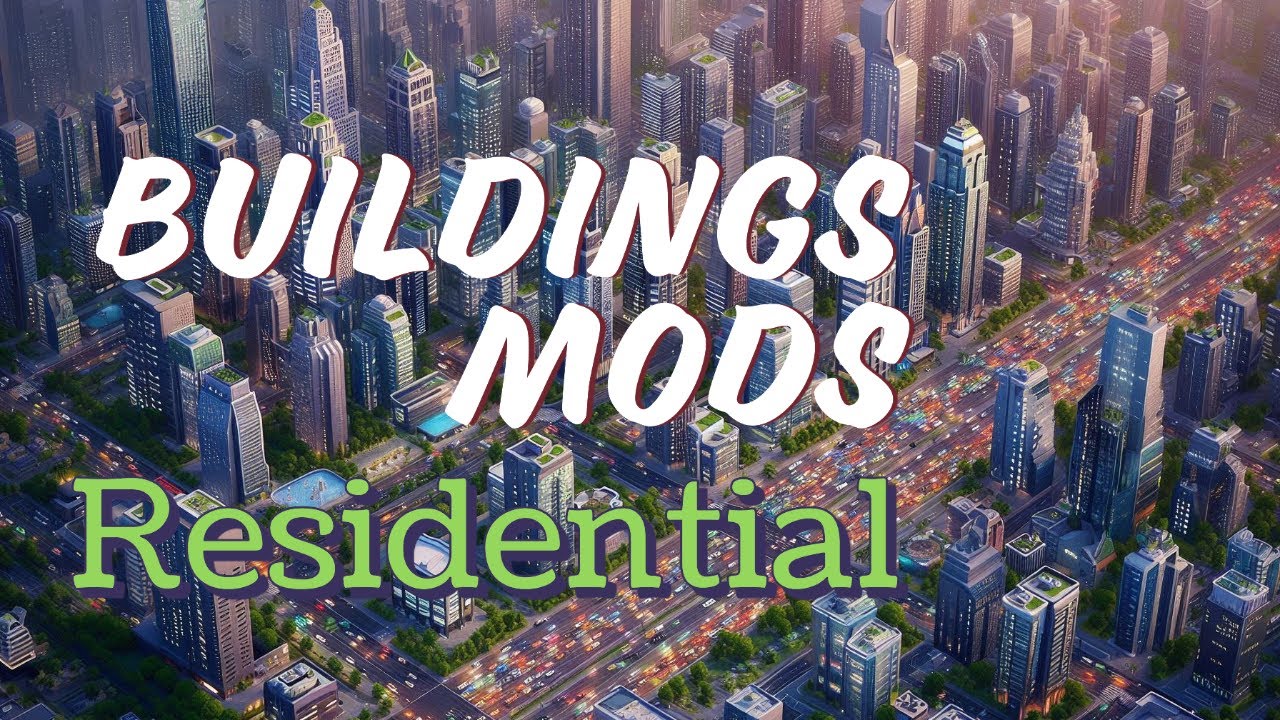 SimCity 4 Mods | Residential Buildings | Can they Grow - YouTube