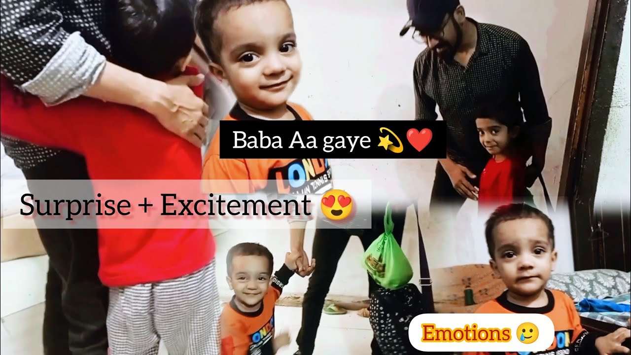 "After Days Apart… Baba Returns 🤲🏻 Heart-Touching Kids Reaction" - YouTube
