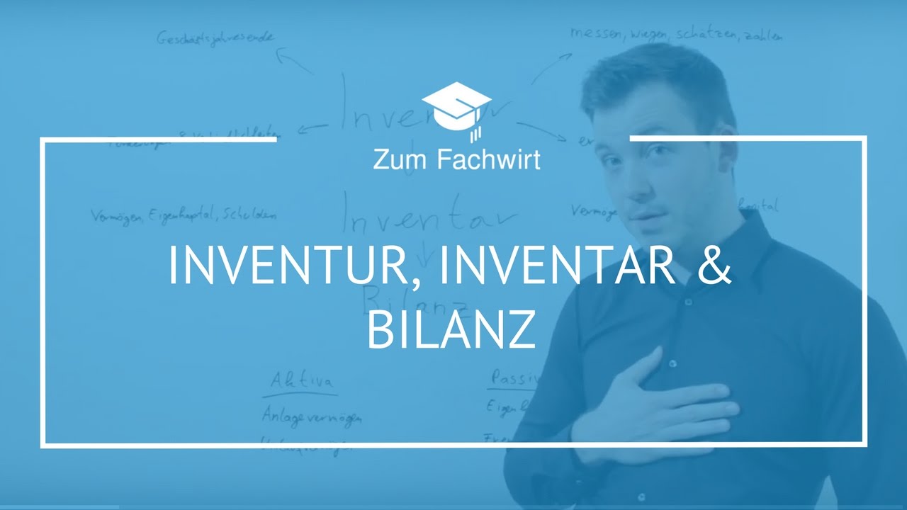 Inventur, Inventar und Bilanz - Rechnungswesen Fachwirt IHK (z.B ...