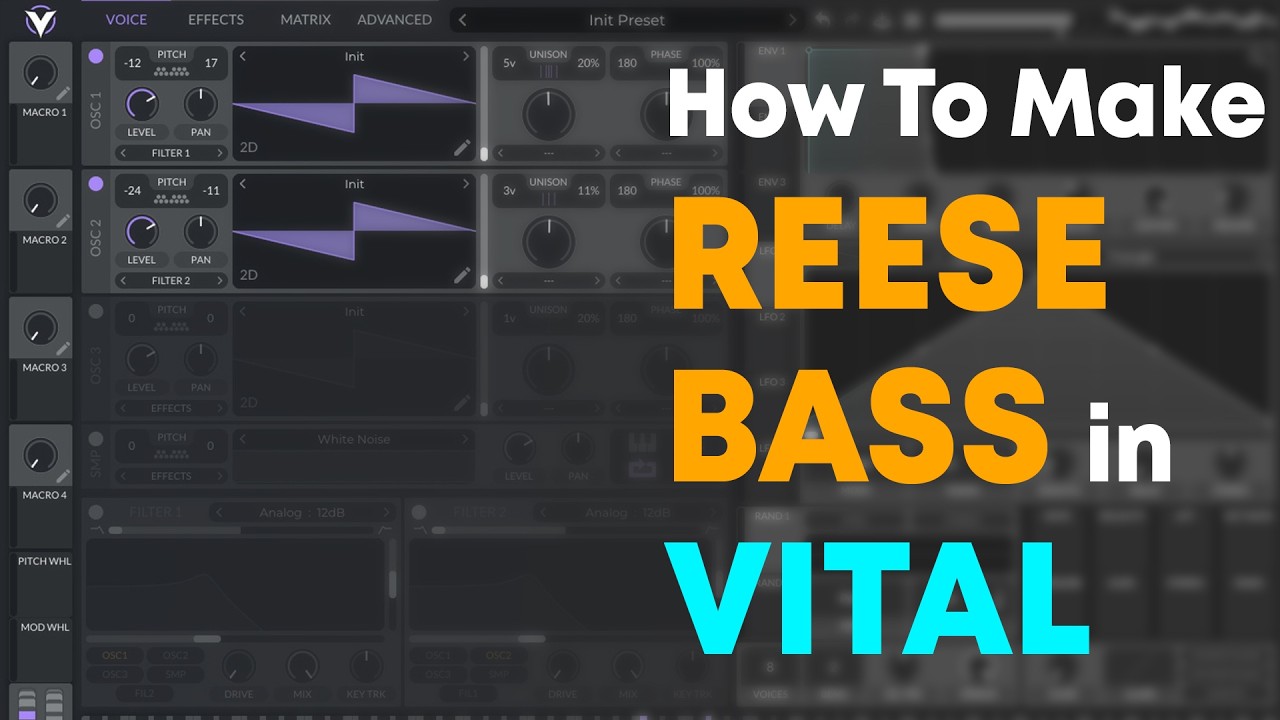 How To Make Reese Bass in Vital | Complete Guide - YouTube