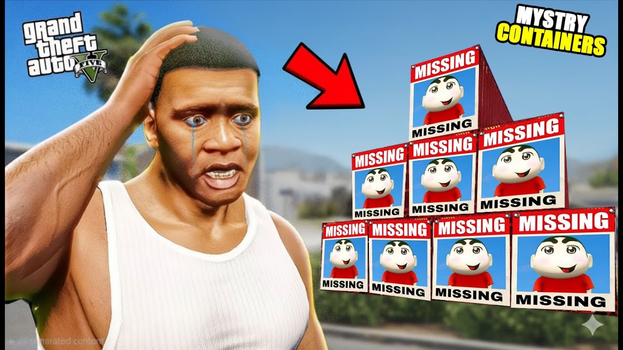Franklin Open All SHINCHAN MISSING Mystery Containers! | GTA 5 Hindi ...