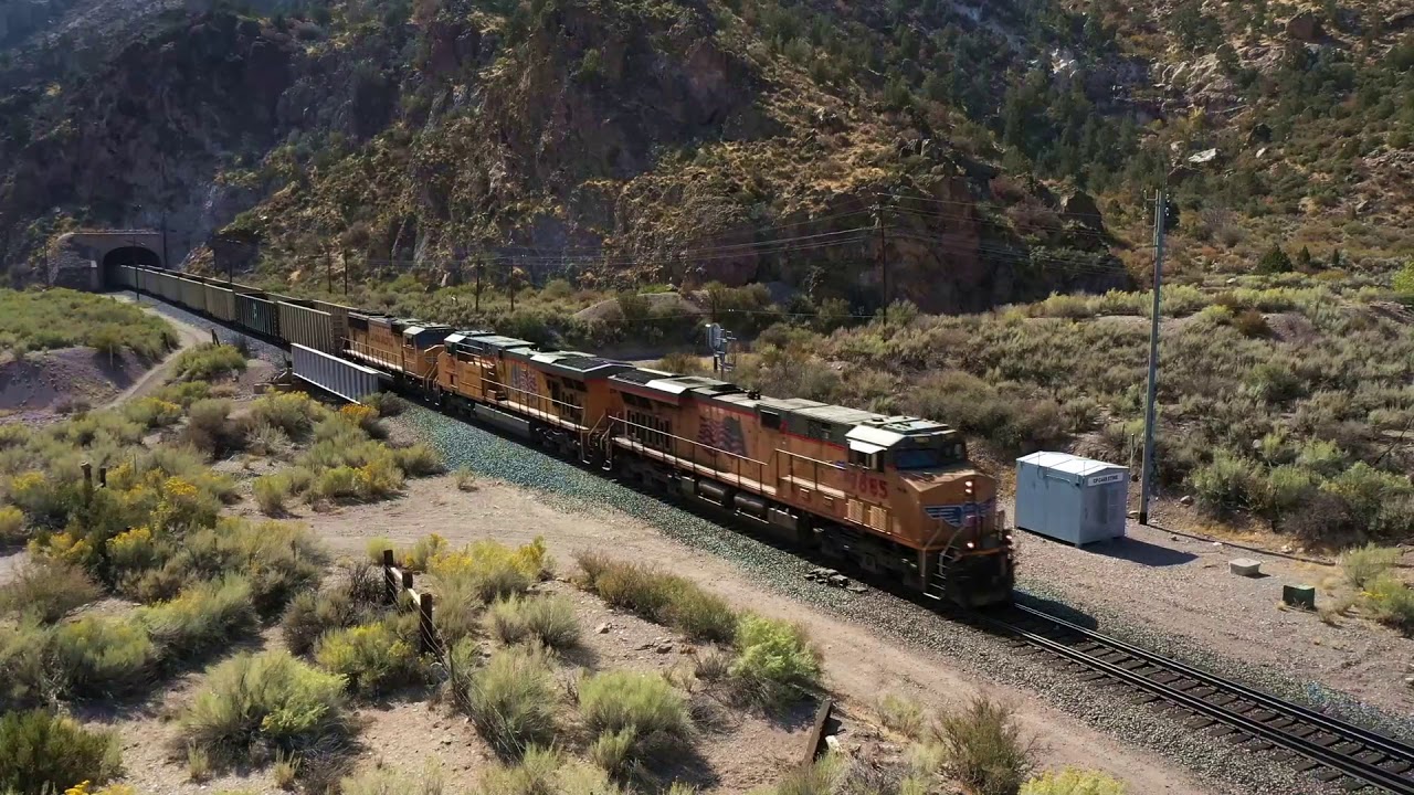 Union Pacific Railway, Rainbow Canyon, October 2020 - YouTube