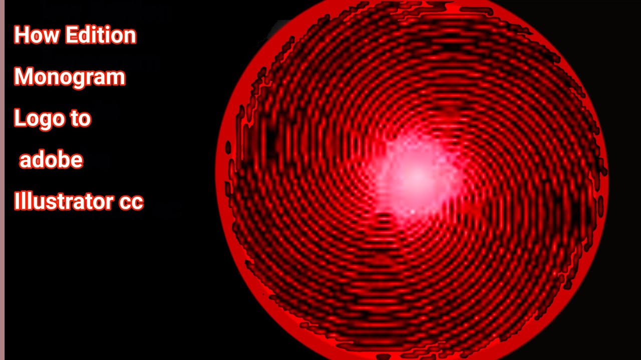 Monogram Logo graphics Effects in adobe Illustrator cc - YouTube