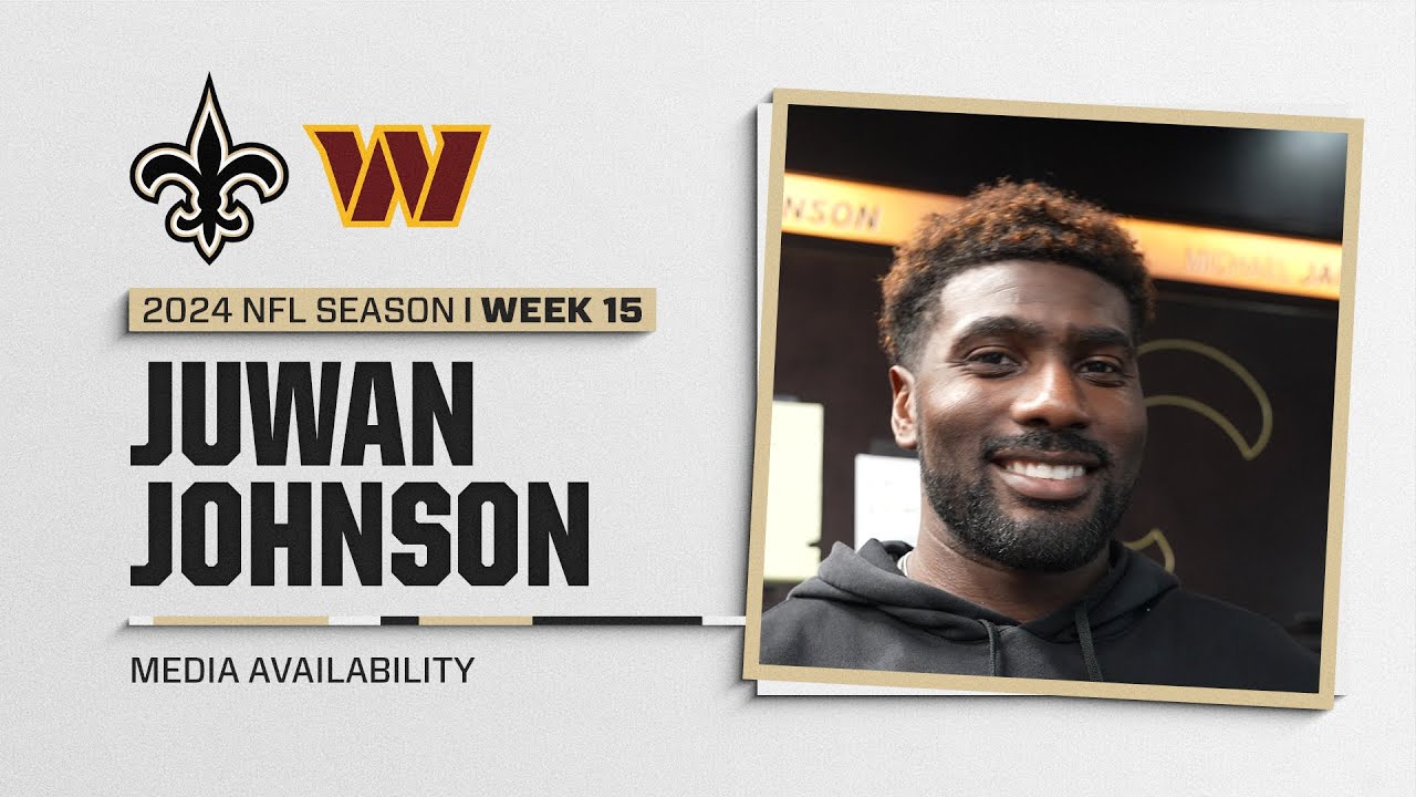 Juwan Johnson on production from TE room, young QBs | New Orleans ...
