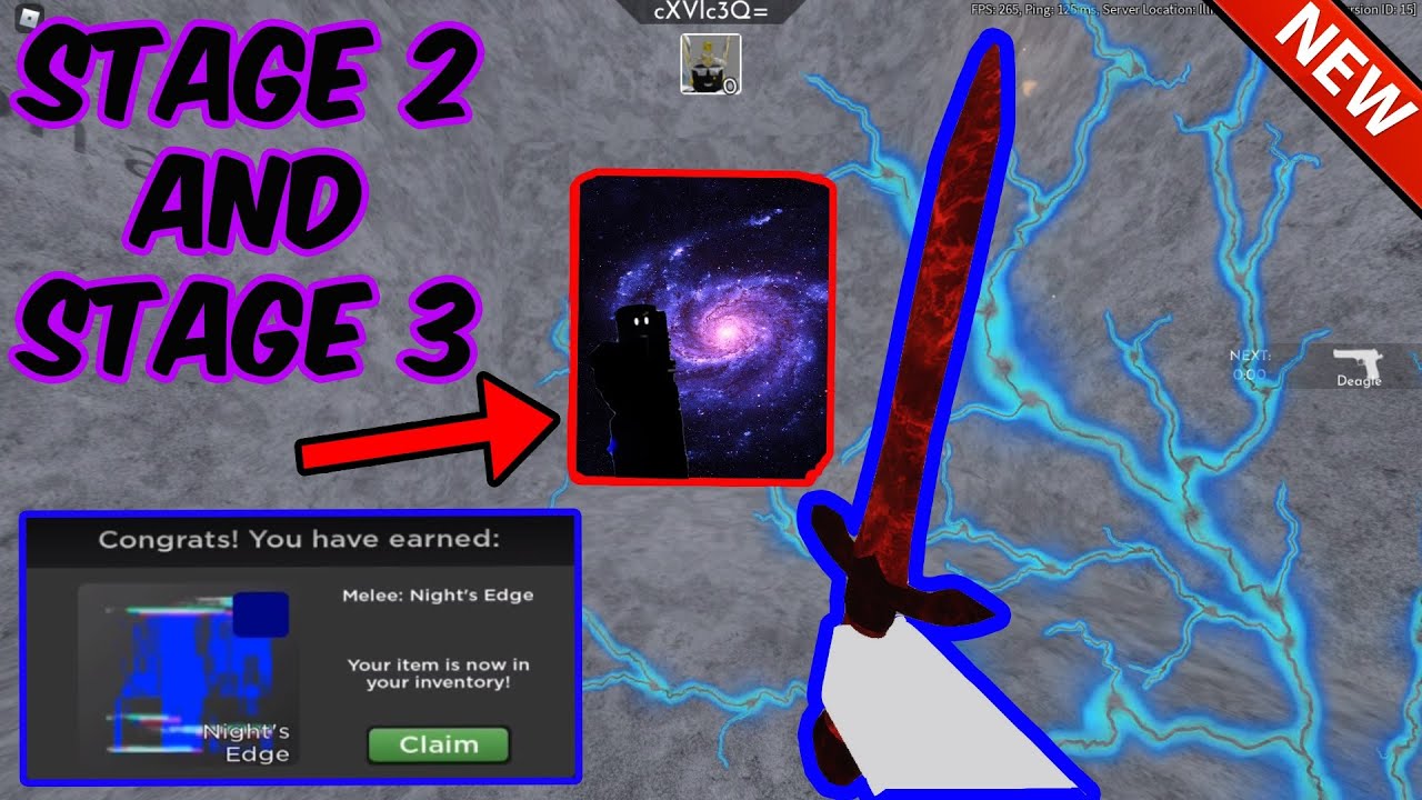 STEP 2 AND 3 FOR NIGHT'S EDGE EVENT WAITING !! - YouTube