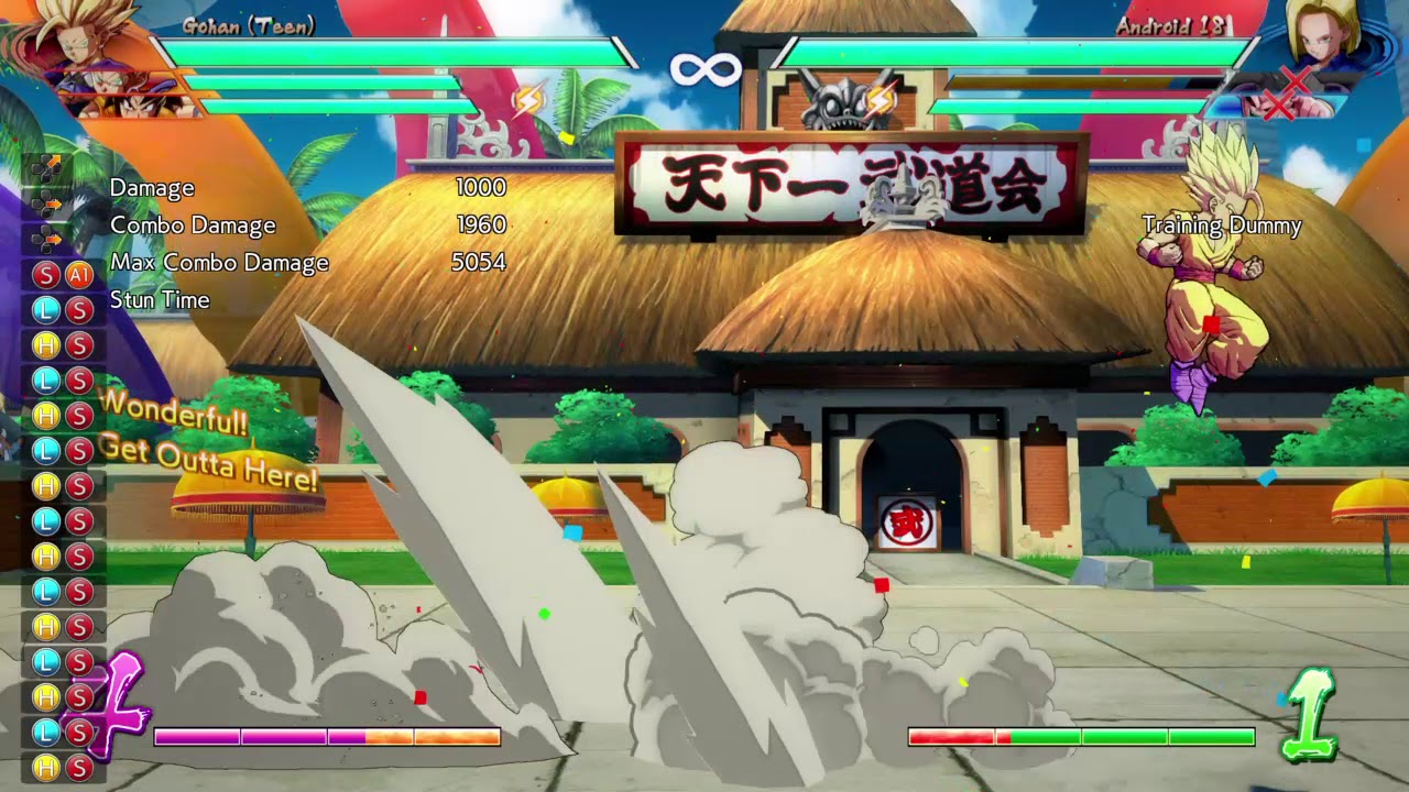 DRAGON BALL FighterZ Teen Gohan Snap Option 1 - YouTube