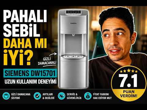 Pahalı Sebil Daha mı İyi? Siemens DW15701 Uzun Kullanım Deneyimi