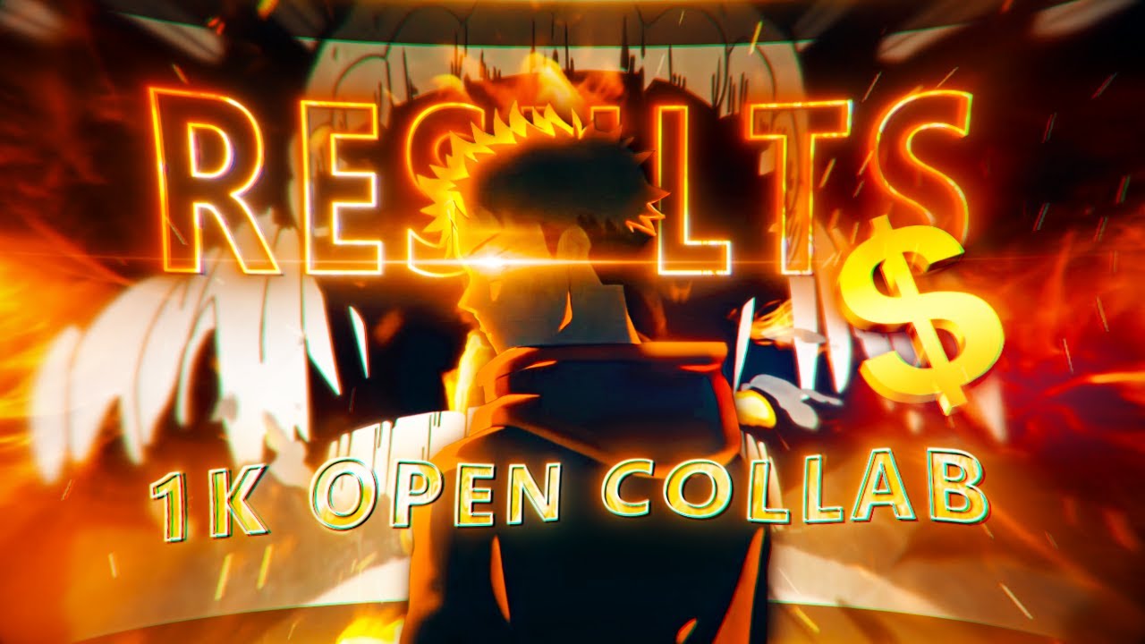 1k OPEN COLLAB 😈🔥| RESULTS 💸🥂🔥 - YouTube