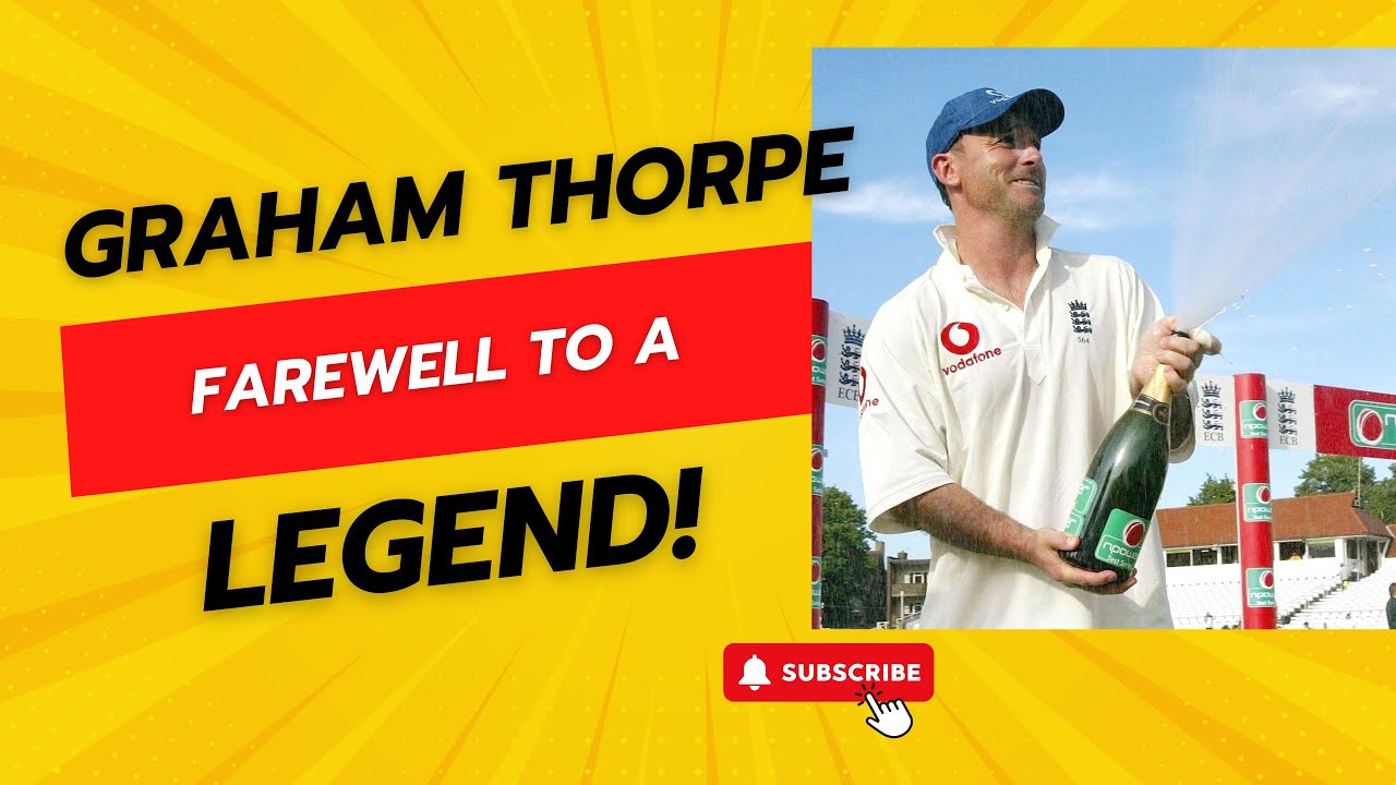 Graham Thorpe: The Sad Truth of His Untimely Passing at 55 - YouTube