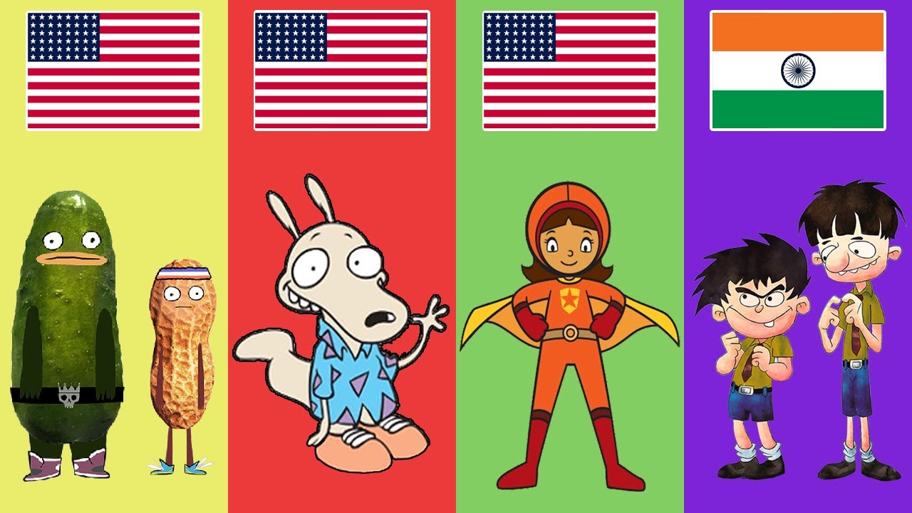 popular cartoons from different countries : part 30 - YouTube