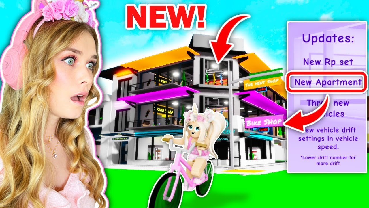*NEW* BIKE SHOP APARTMENT In Brookhaven! (Roblox) - YouTube