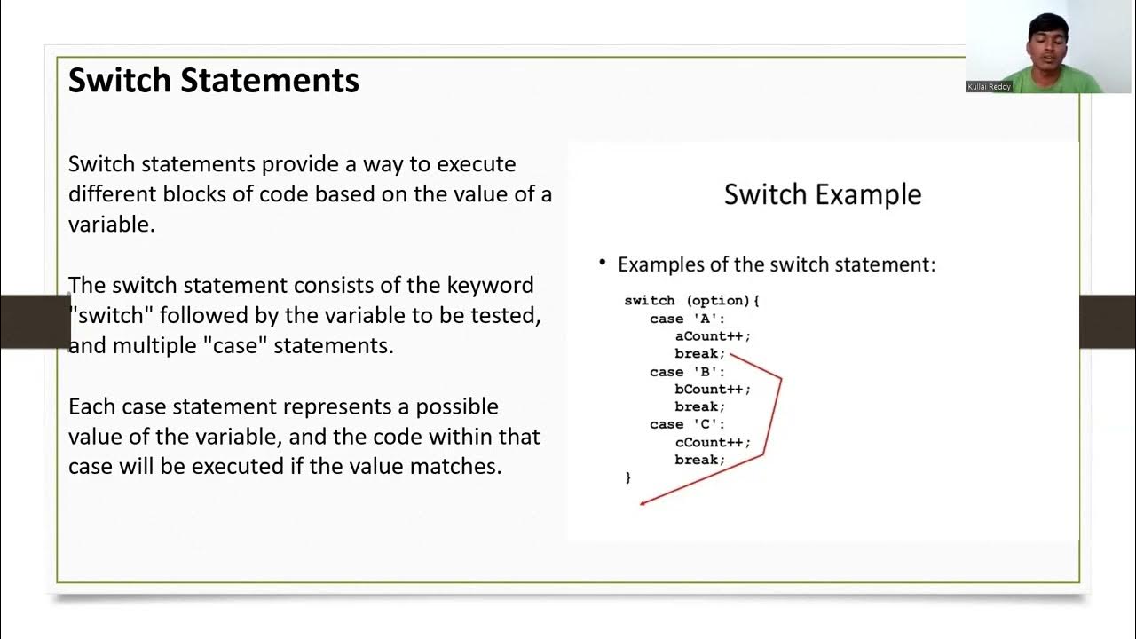 || Java selection statements || JAVA - YouTube