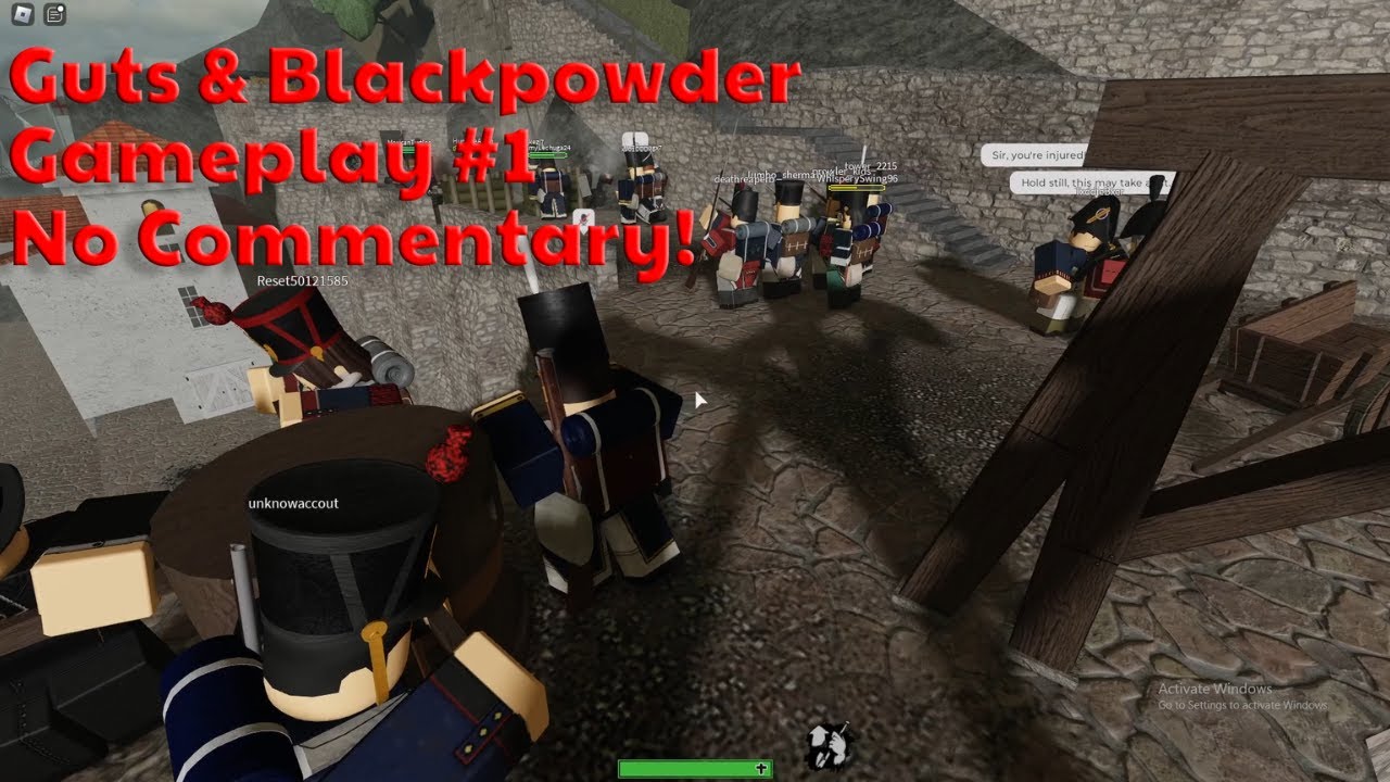Guts & Blackpowder Gameplay || No Commentary || (Roblox Guts ...