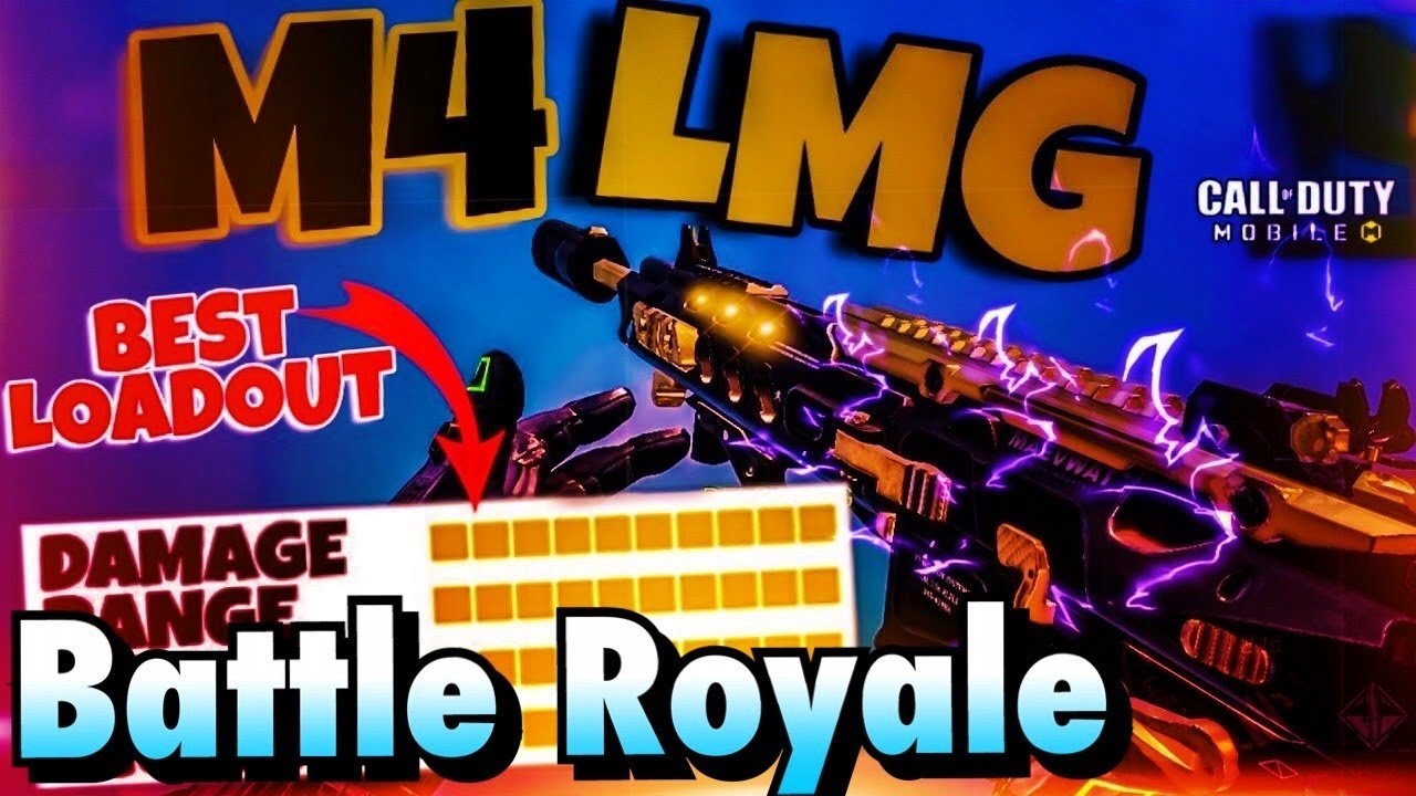 COD Mobile ll M4LMG Gun Better Than Ak-47 on BATTLE ROYALE At My ...