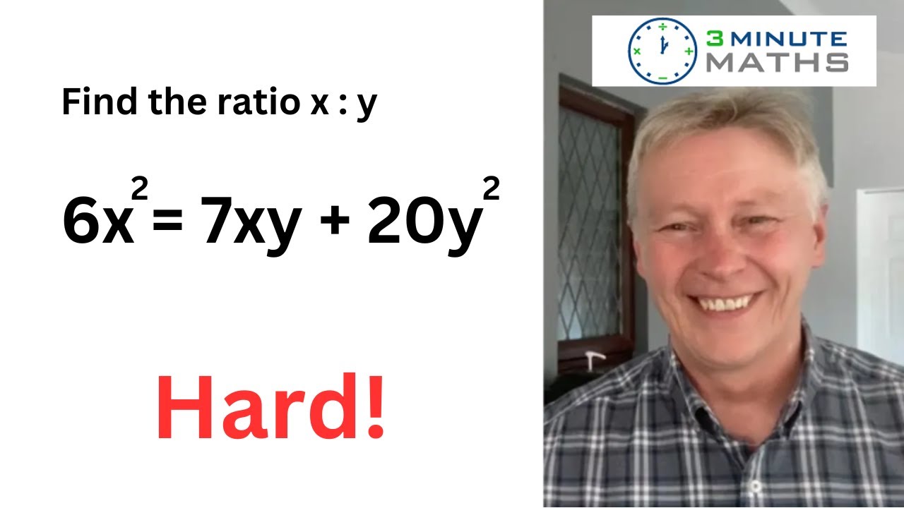 GCSE Maths Revision Ratio - Hard - YouTube