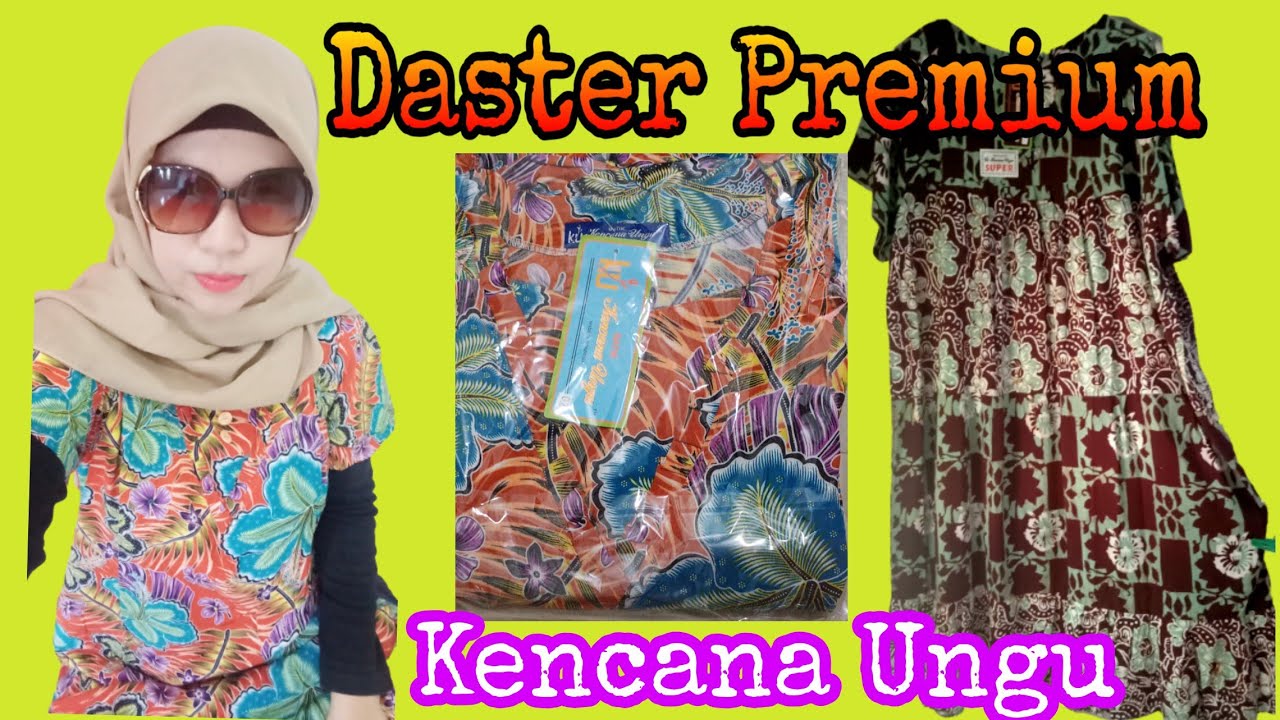 Review Daster Batik Bagus. Kencana Ungu terbaru (2020) - YouTube