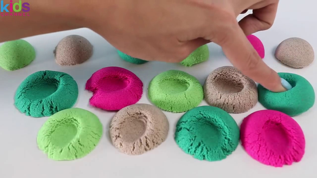 How to Make Colorful KINETIC SAND Balls | DIY Fun & Satisfying ...