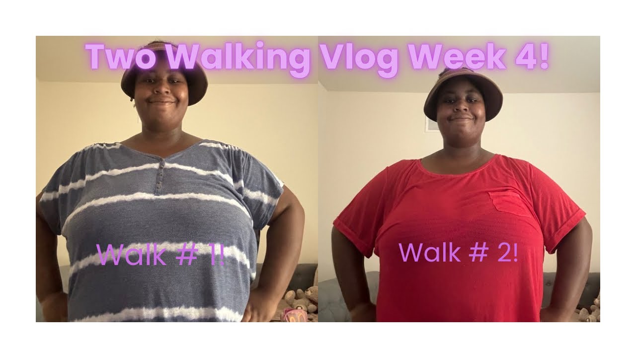 Walking Vlog With Two Exercise Week 4! - YouTube
