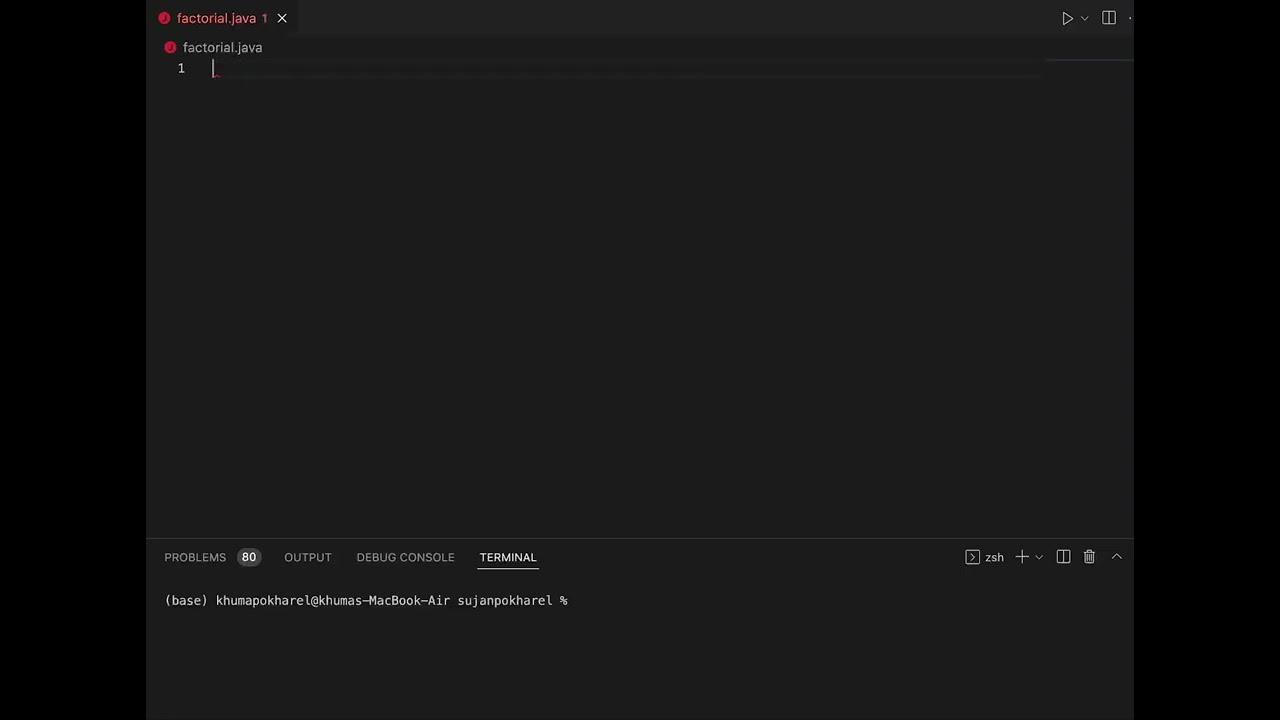 Find factorial using recursion(Java) - YouTube