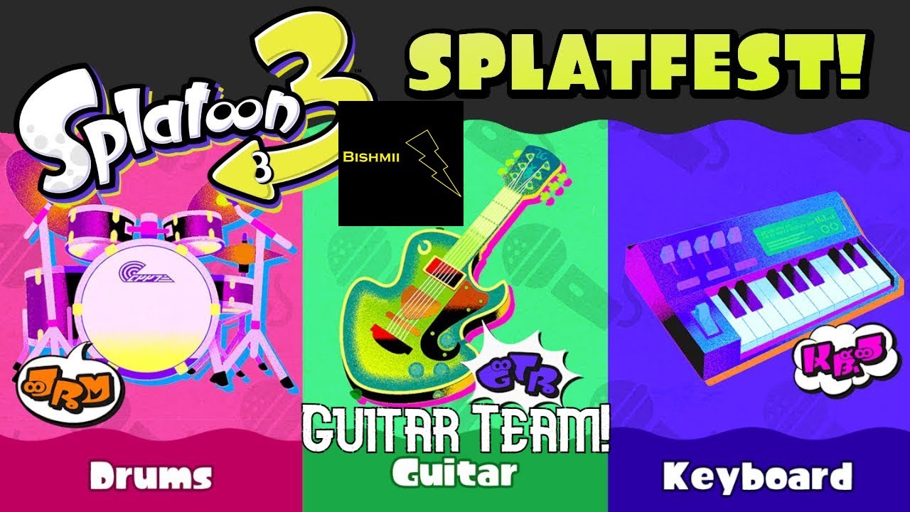 🔴GUITAR IS THE BEST INSTRUMENT!!! Splatoon 3 Splatfest with viewers ...