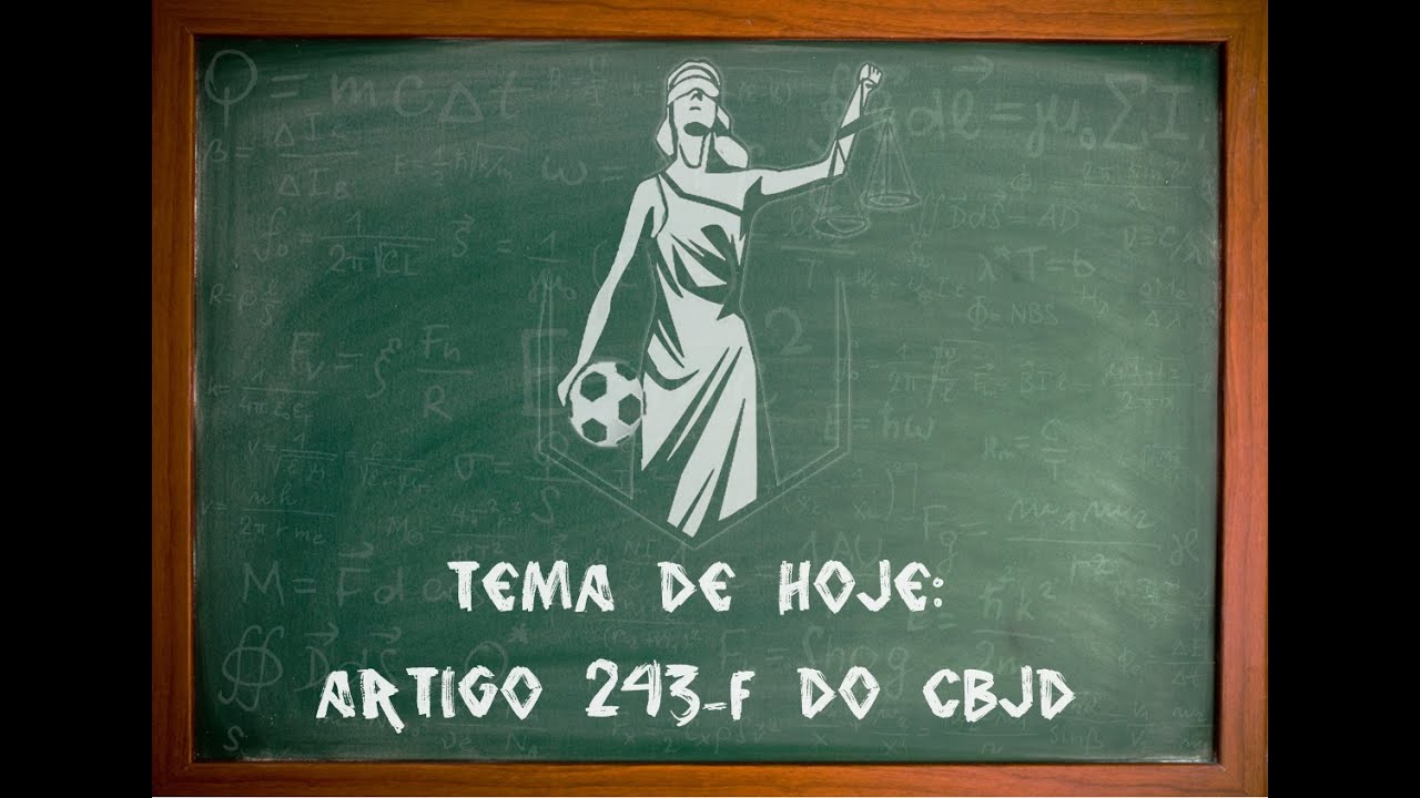 JD em Aula #2 - Artigo 243-F do CBJD - YouTube