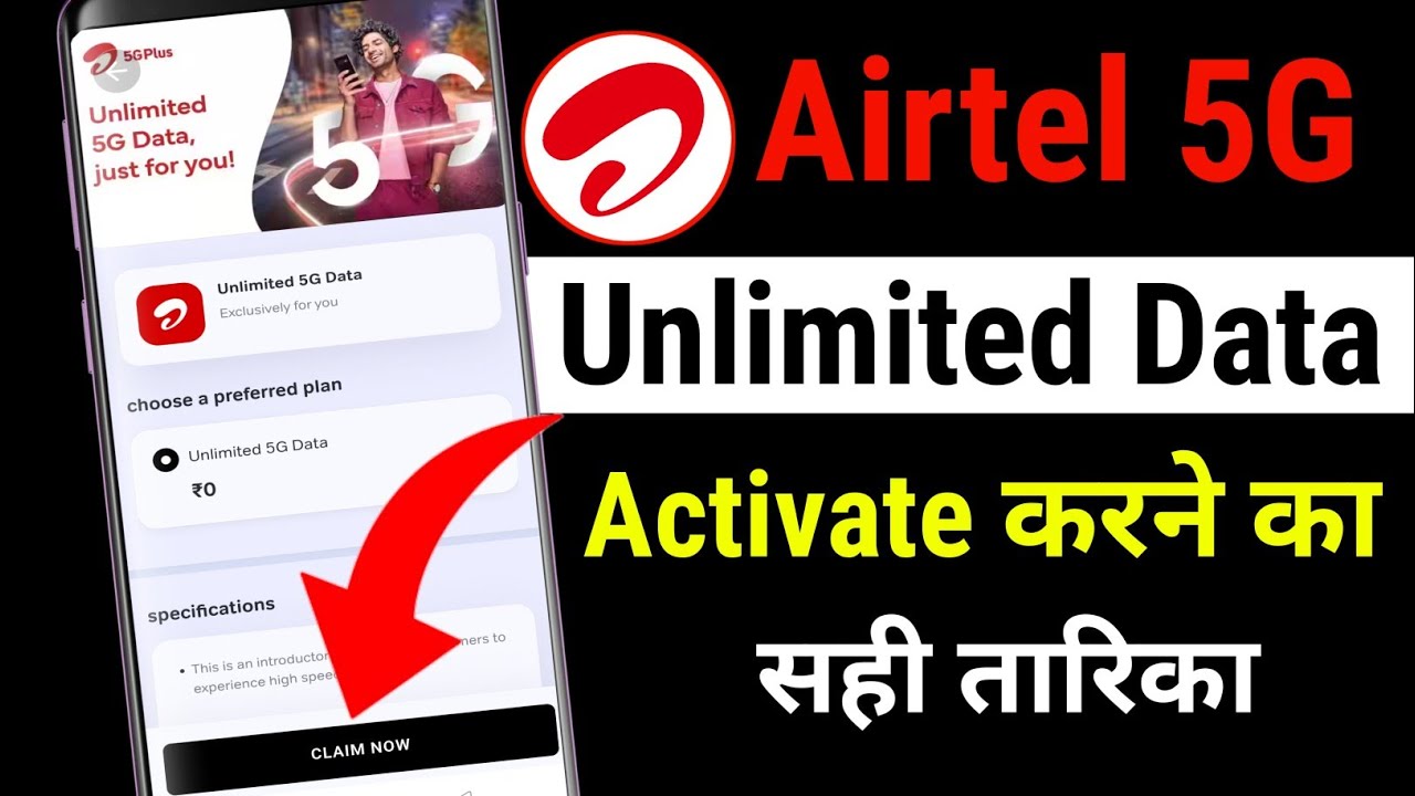 Airtel sim 5G data activate kaise karen | how to activate Airtel 5G ...