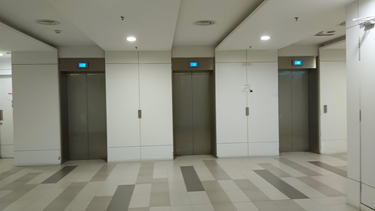 (Commercial Lifts) 3 Otis MRL Elevators @SouthBay Plaza, Batu Maung ...