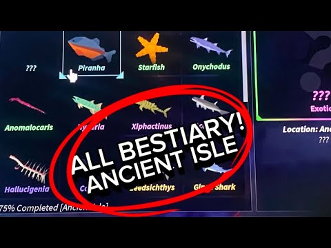 How To Get All Of The Ancient Isle Bestiary (fisch) - YouTube