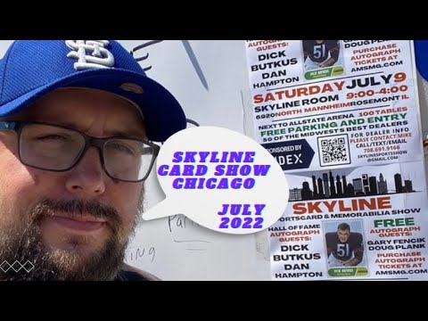 SKYLINE CARD SHOW at Allstate Arena CHICAGO CARD SHOW buys - YouTube