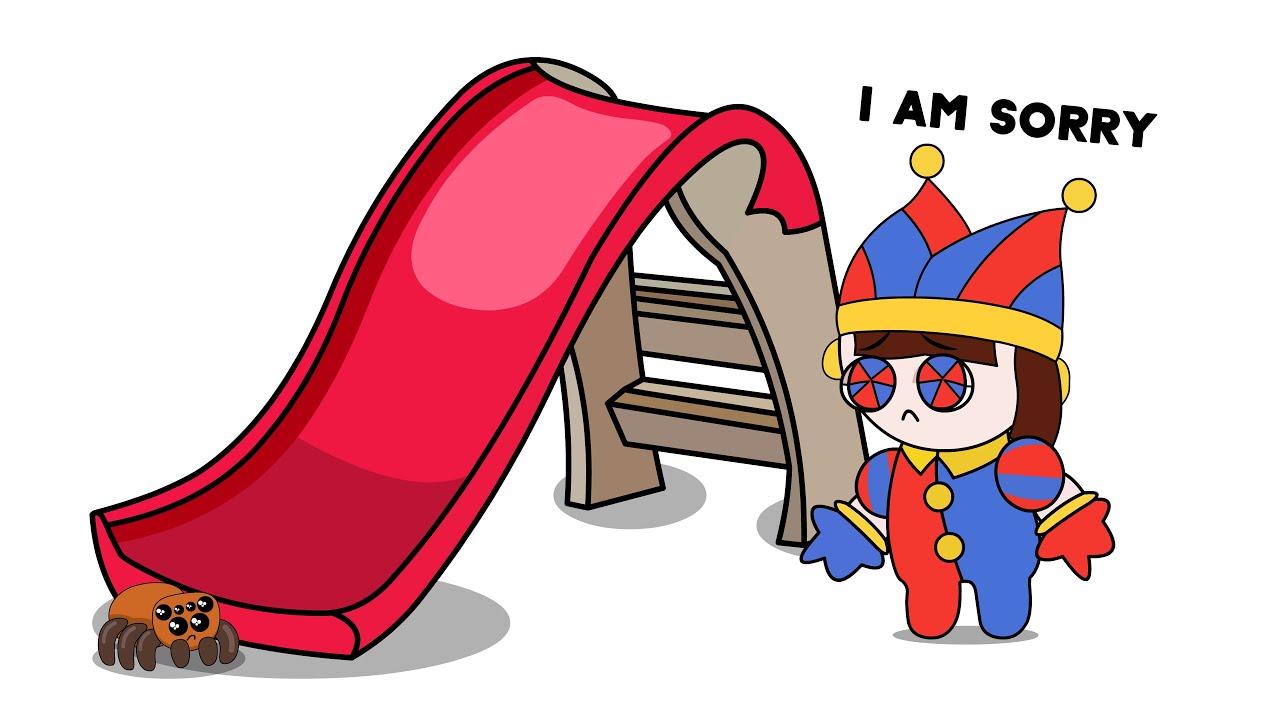 I'm going to go down the slide now | Pomni | Digital circus| JANET ...