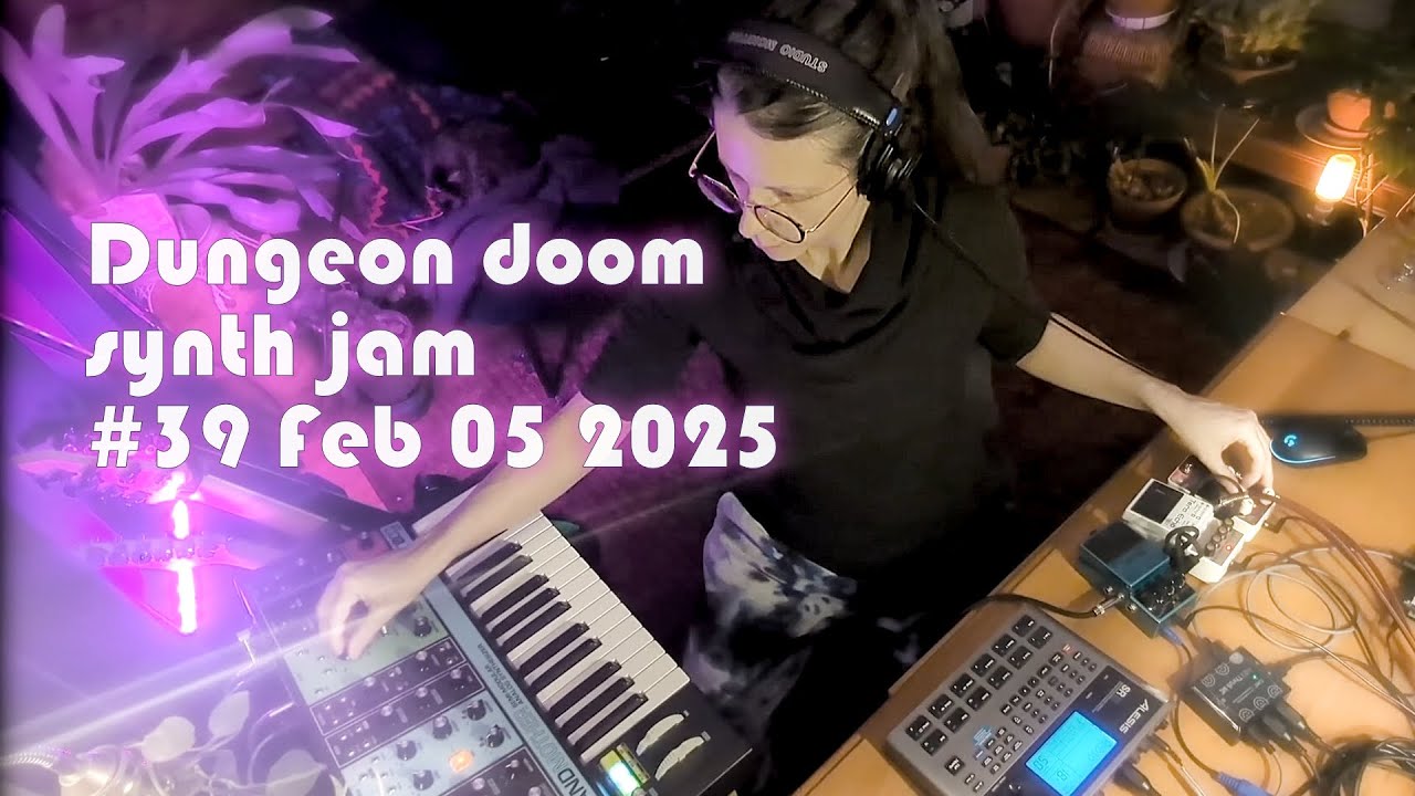 Dungeon doom synth jam #39 - YouTube