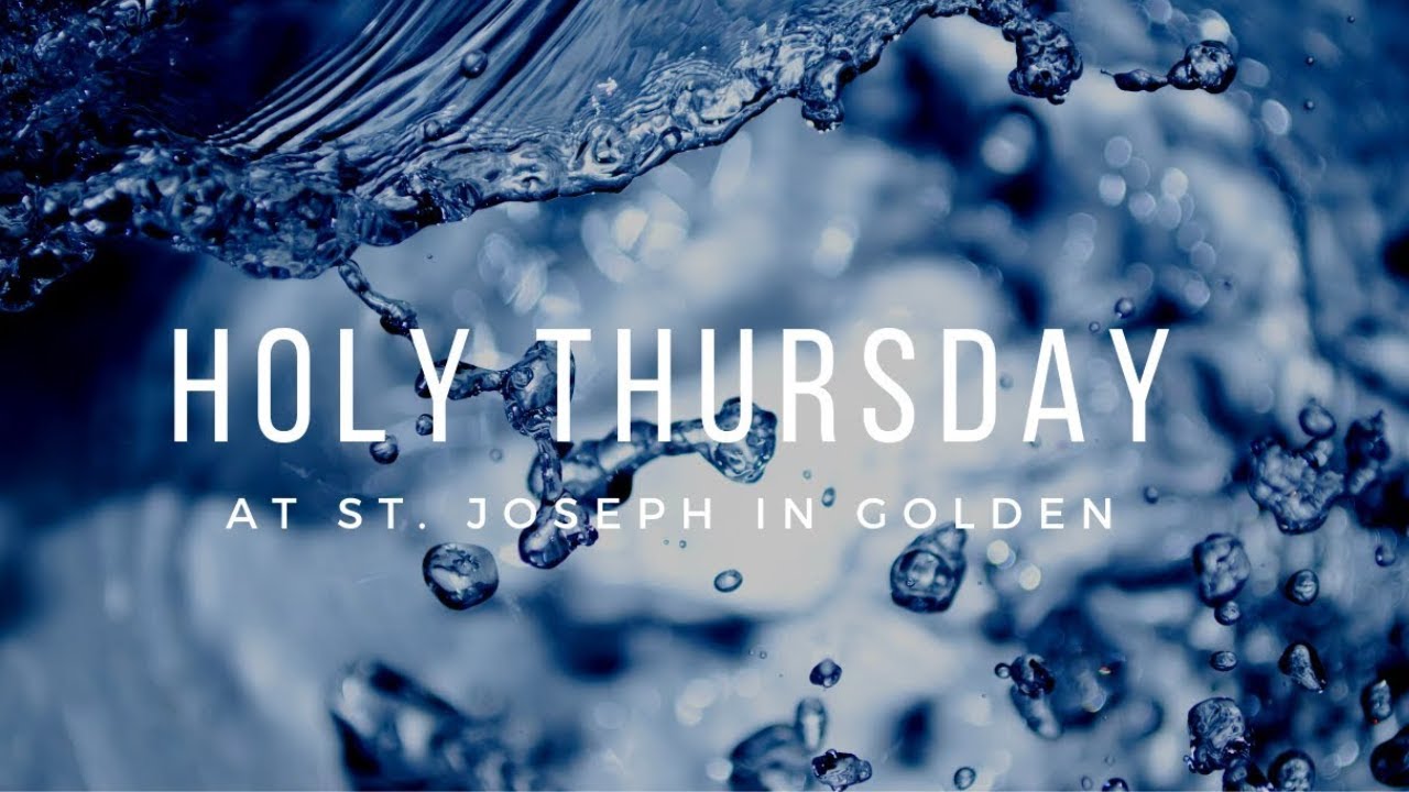 Holy Thursday of the Lord's Supper: Thursday, March 28, 2024 - YouTube