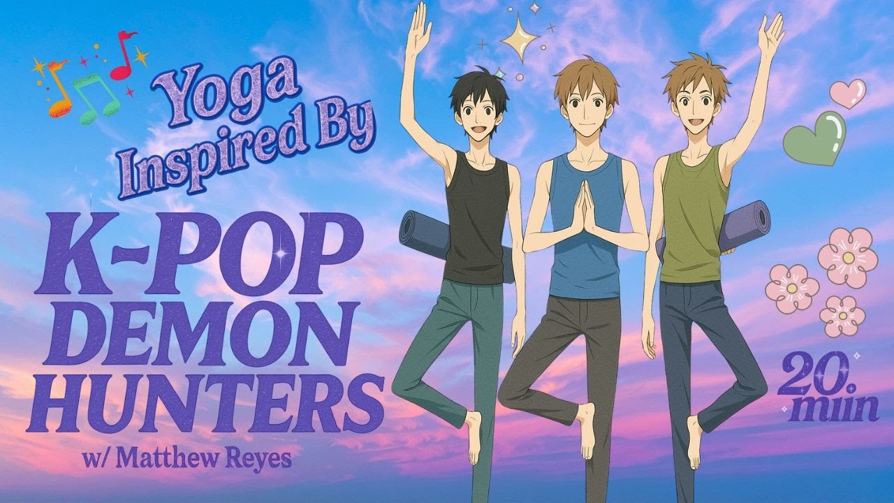 KPOP DEMON HUNTERS Inspired Yoga Workout l 20 Min Full Body Strength ...