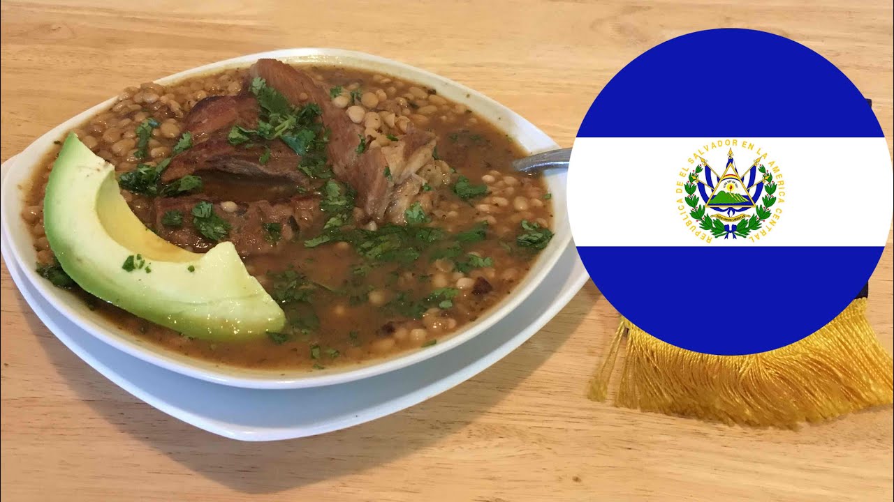 Sopa de Frijoles Blancos Con Cerdo ESTILO SALVADOREÑO - YouTube