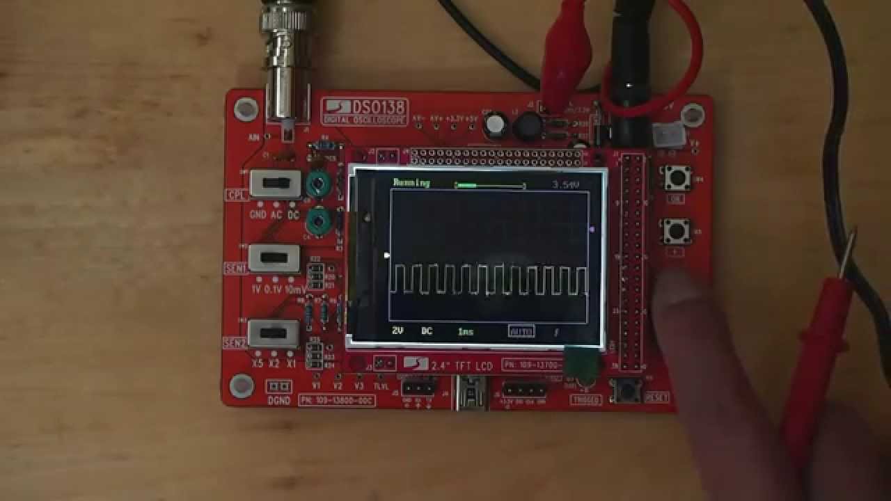 Final check and Power-up DSO 138 DIY Kit - YouTube