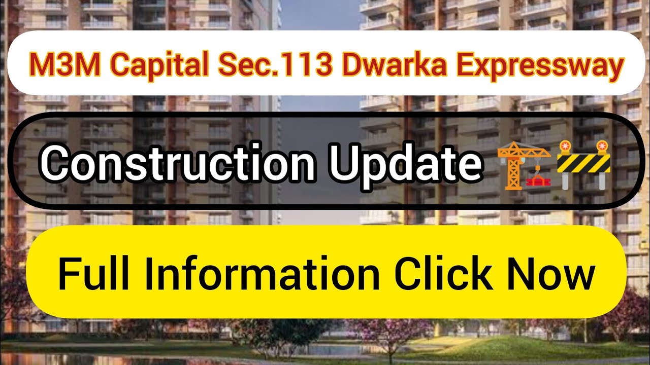 M3M Capital#construction update #bestlocation #dwarkaexpressway # ...