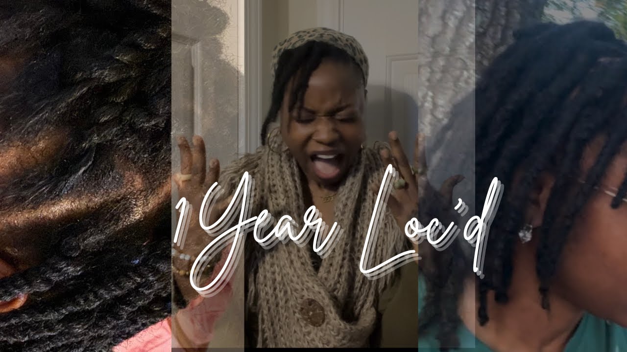 1 Year Loc’d!!! I Made It! | 2 Strand Twists Loc Update | Pictured Loc ...