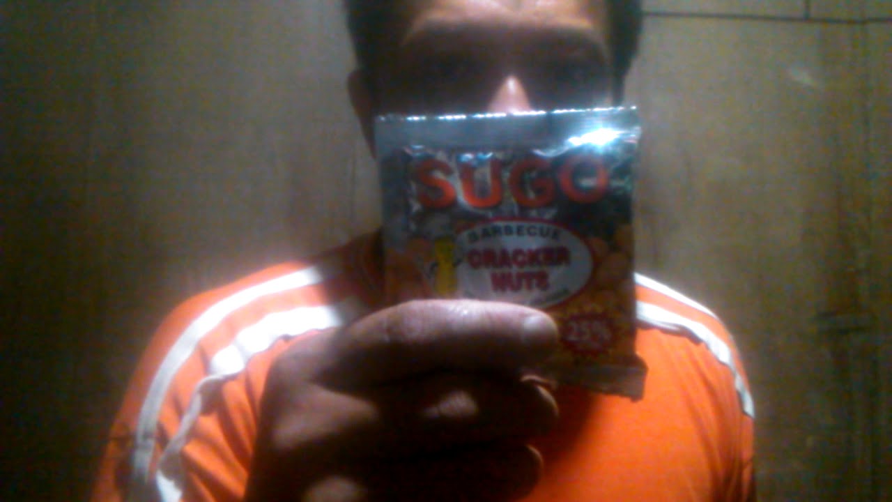 commercial model of SUGO BARBECUE CRACKER NUTS CRUNCHY TASTY DELICIOUS ...