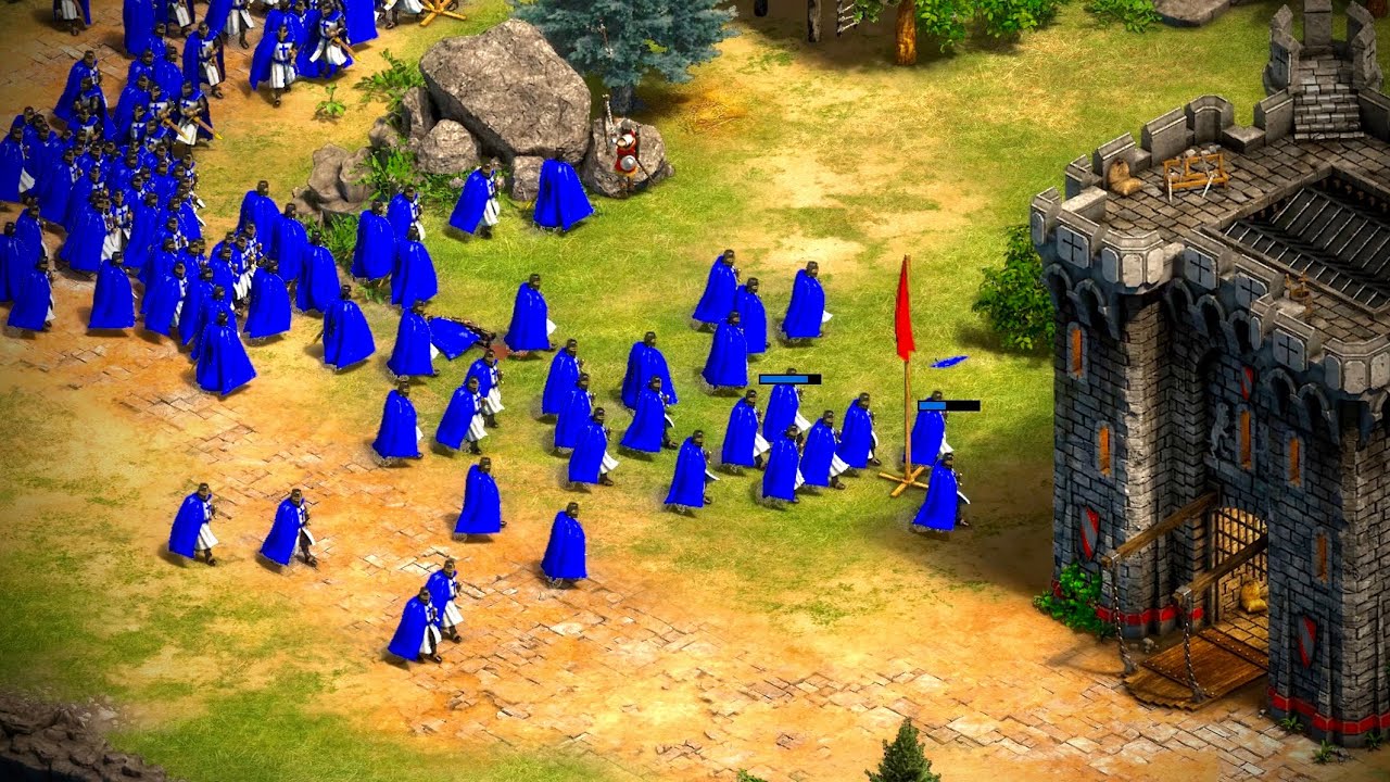 How Far Can 200 Teutonic Knights Get In William Wallace Campaign? | AoE ...