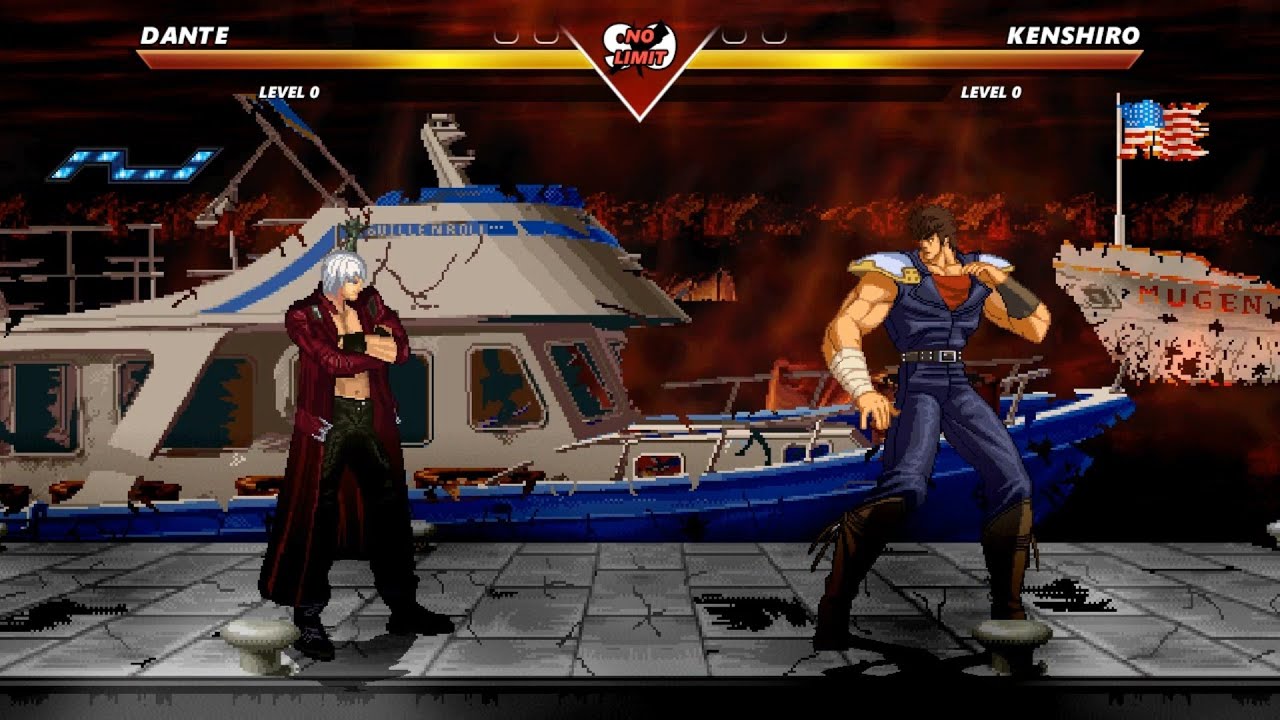 DANTE vs KENSHIRO - The most insane fight ever made! - YouTube
