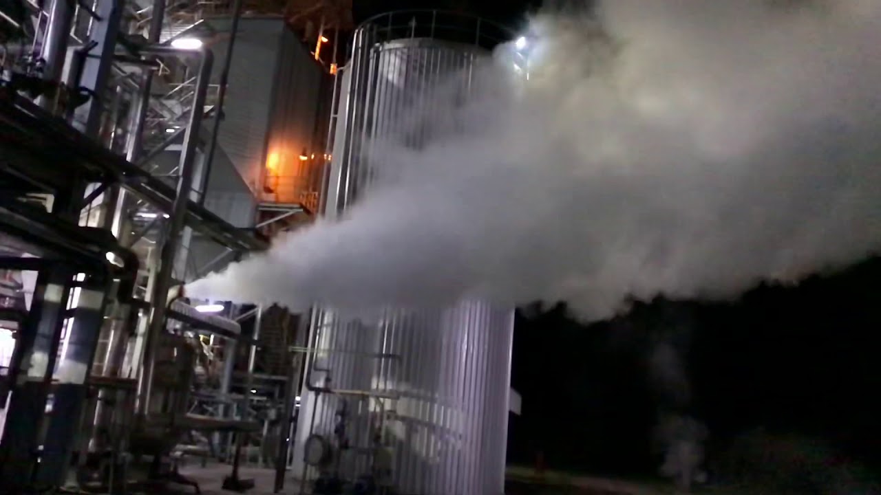 Steam blow down - YouTube