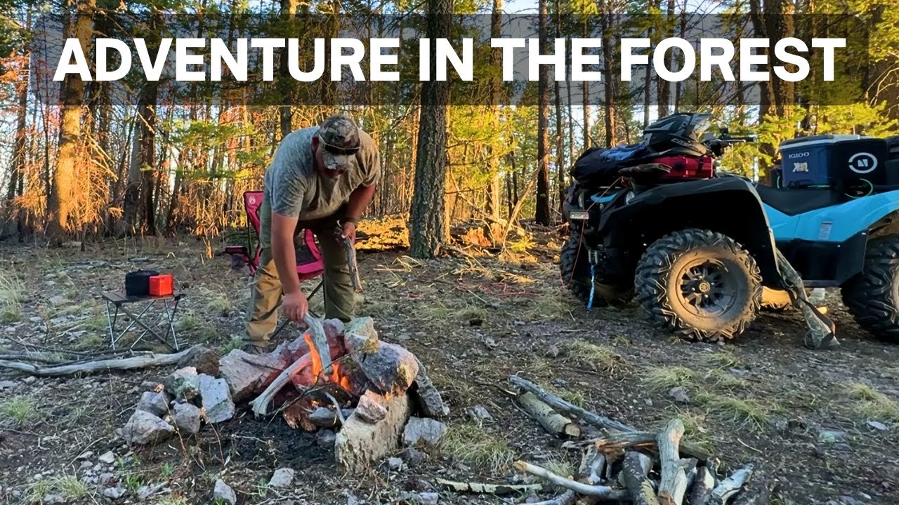 ATV Camping at 9,000 Feet: Yamaha Grizzly Adventure in San Mateo ...