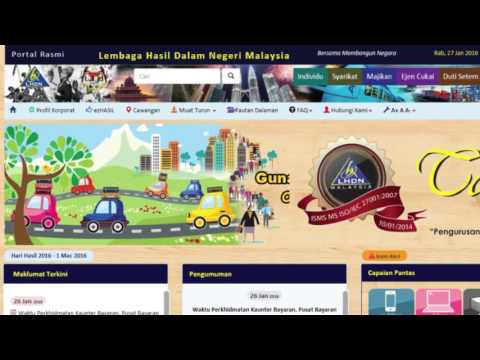 Portal Rasmi LHDNM 2016