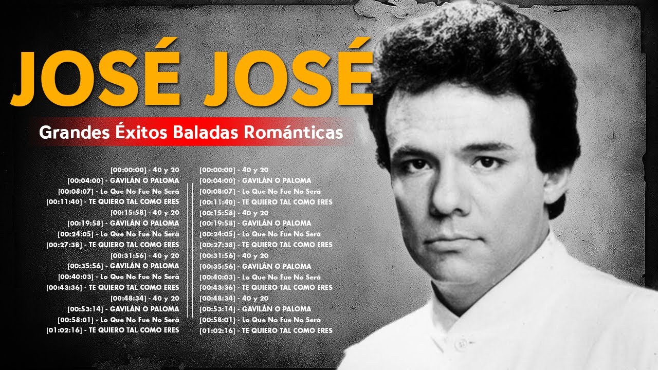 JOSE JOSE SUS MEJORES ÉXITOS ~ El lado emotivo de Jose Jose ~ sus ...