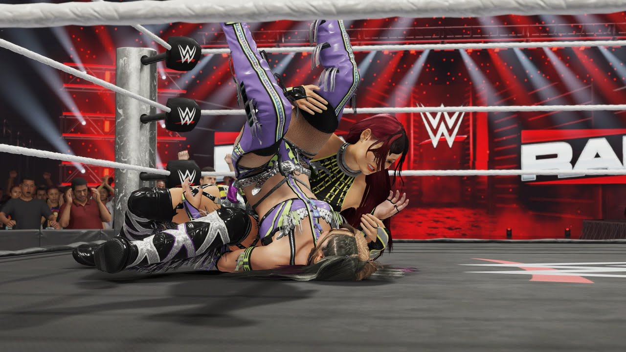 WWE 2K25 RAW IYO SKY VS KAIRI SANE FOR THE WOMENS INTERCONTINENTAL ...