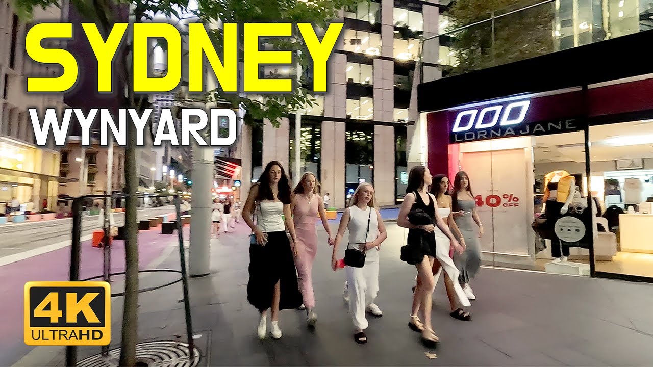Sydney City Walk - Wynyard, Australia - YouTube