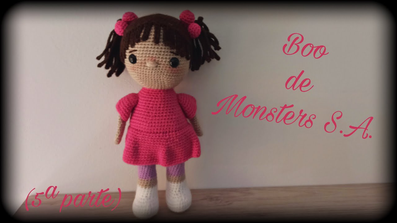 Boo de Monsters S.A. (5ª parte) || Crochet o ganchillo. - YouTube
