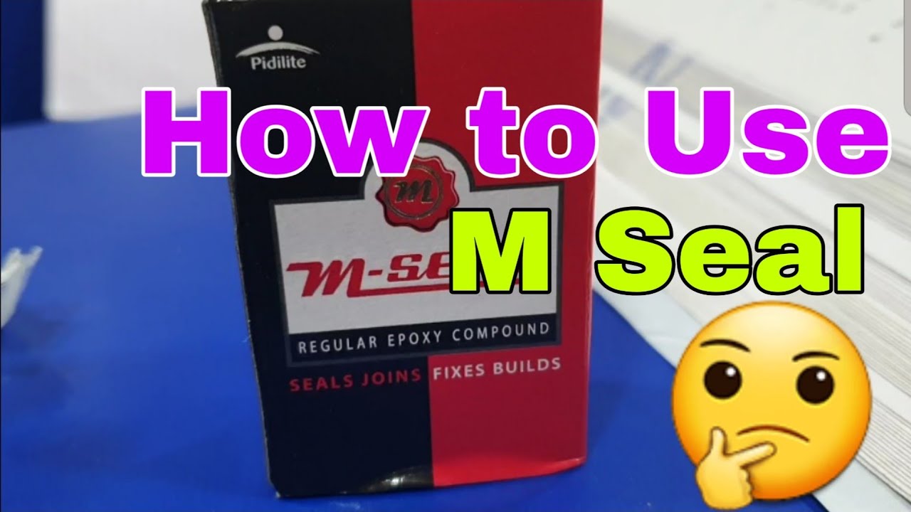 HOW TO USE M SEAL (RED) | HOW TO PREVENT WATER LEAKAGE ? - YouTube