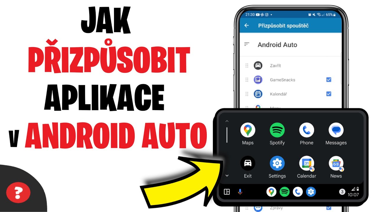 Jak PŘIDAT APLIKACI do ANDROID AUTO | Návod | Android Auto - YouTube